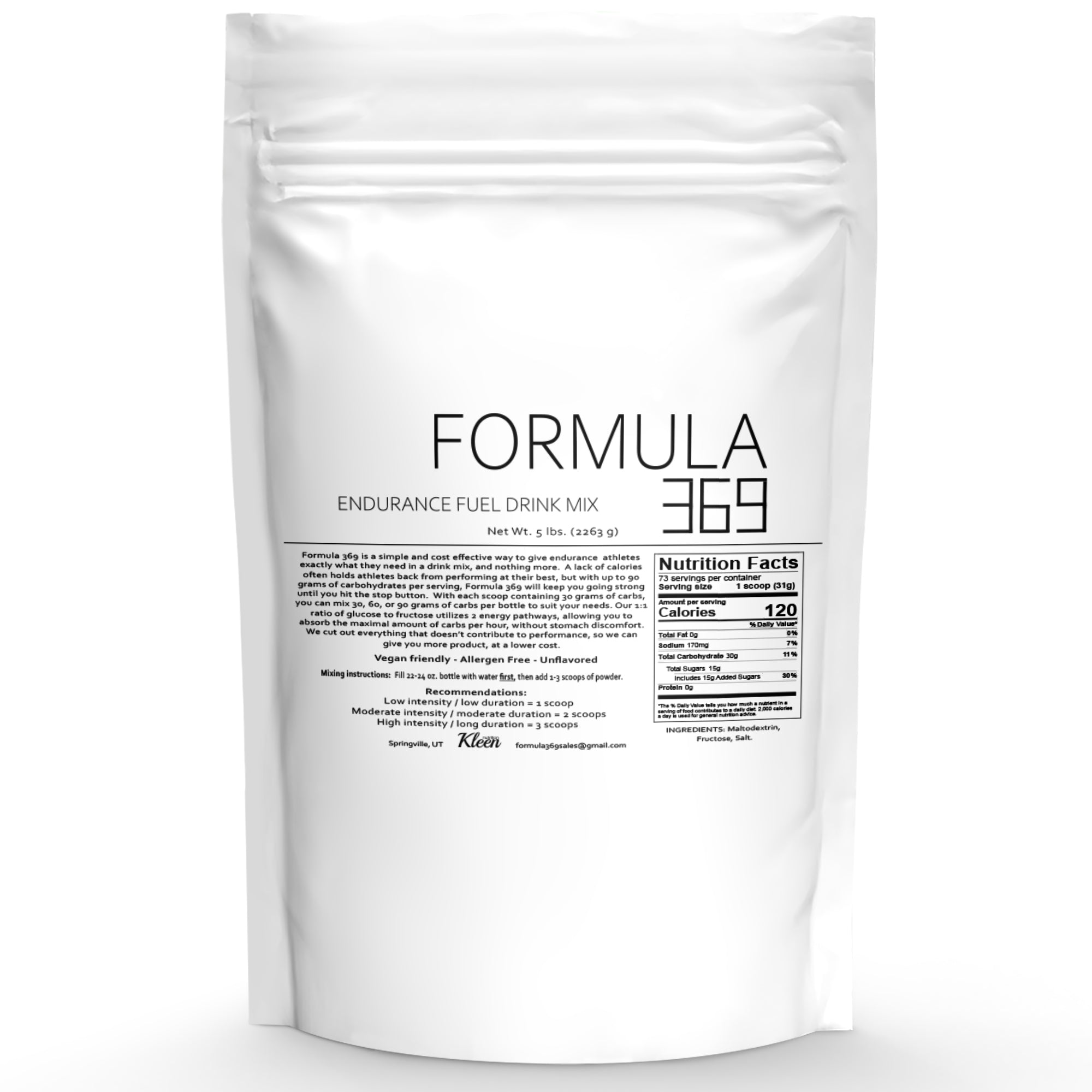 Formula 369 - Endurance Fuel Drink Mix – Formula369