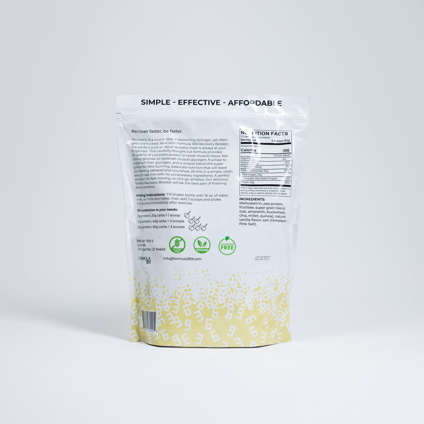 simple protein formula