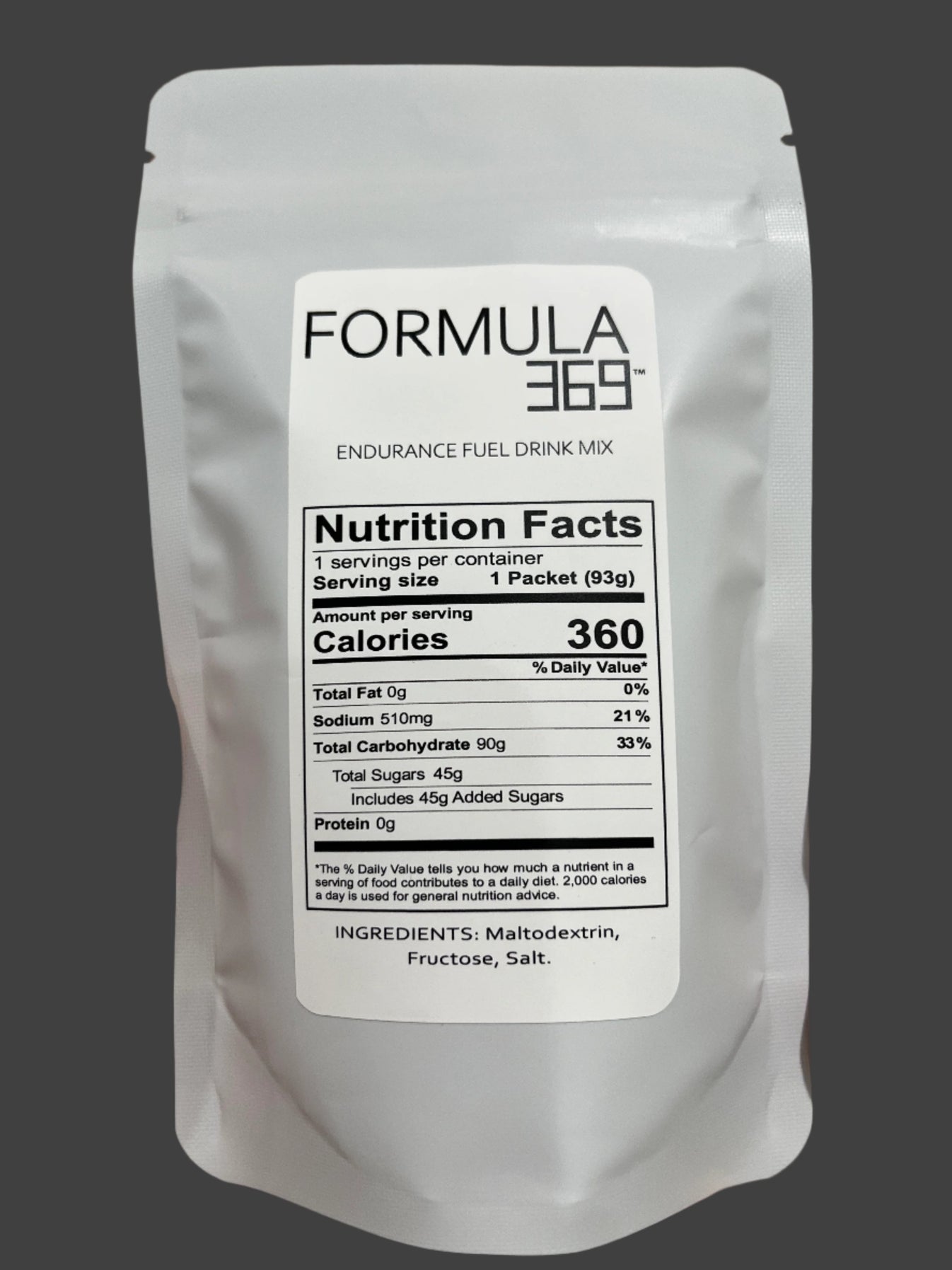 Single Serve Sample Packet (90g)- Formula 369 – Formula369